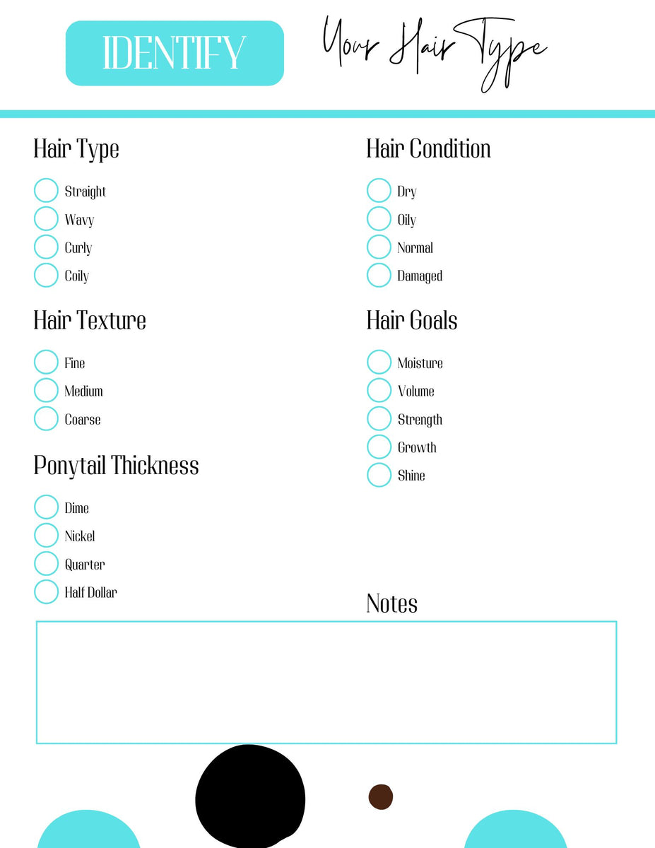Identify Your Hair Type – Gram and Me Printables